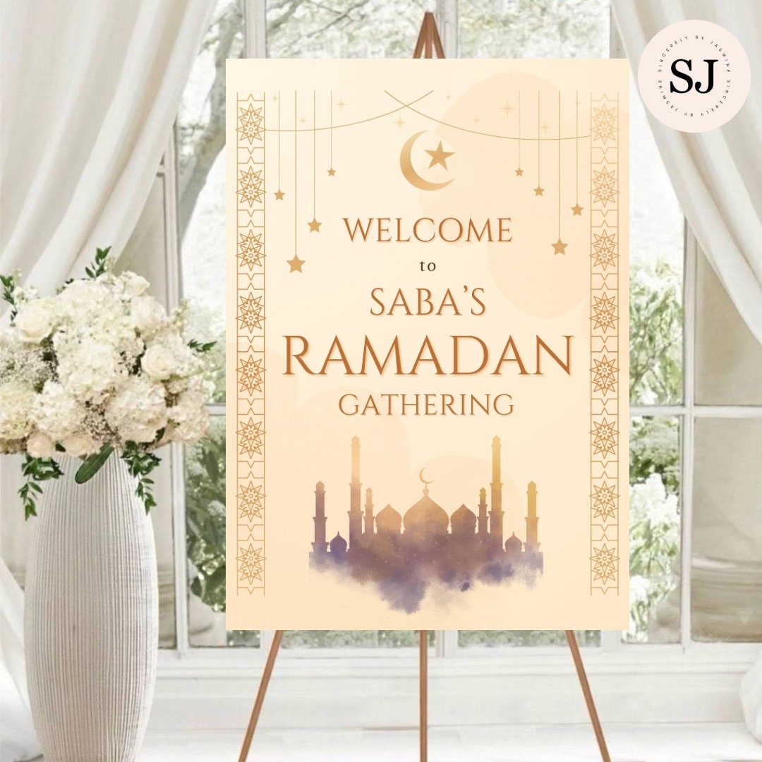Ramadan Iftar Welcome Sign Ramadan Decor Eid Decor Iftar Ramadan 2024 ...