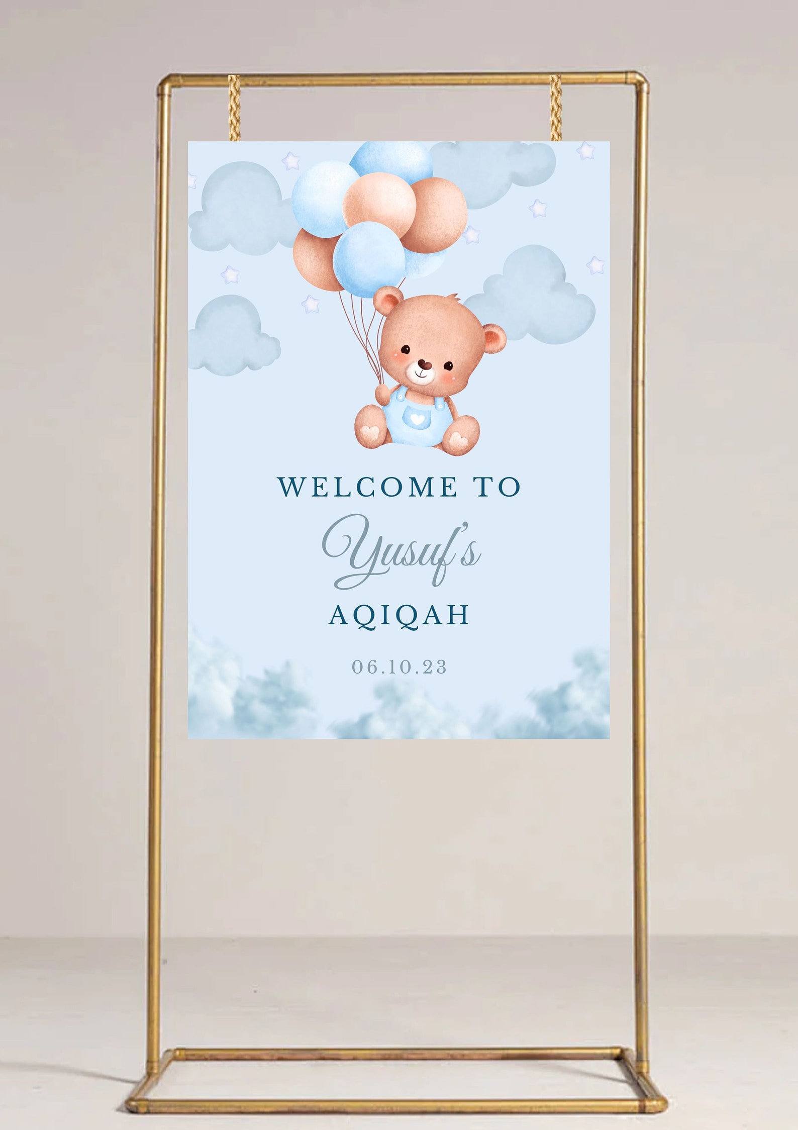 Personalised Aqiqah Sign Aqiqah Welcome Board Aqiqah Decor - Etsy