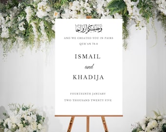 Personalised Aqiqah Sign Aqiqah Welcome Board Aqiqah Decor - Etsy