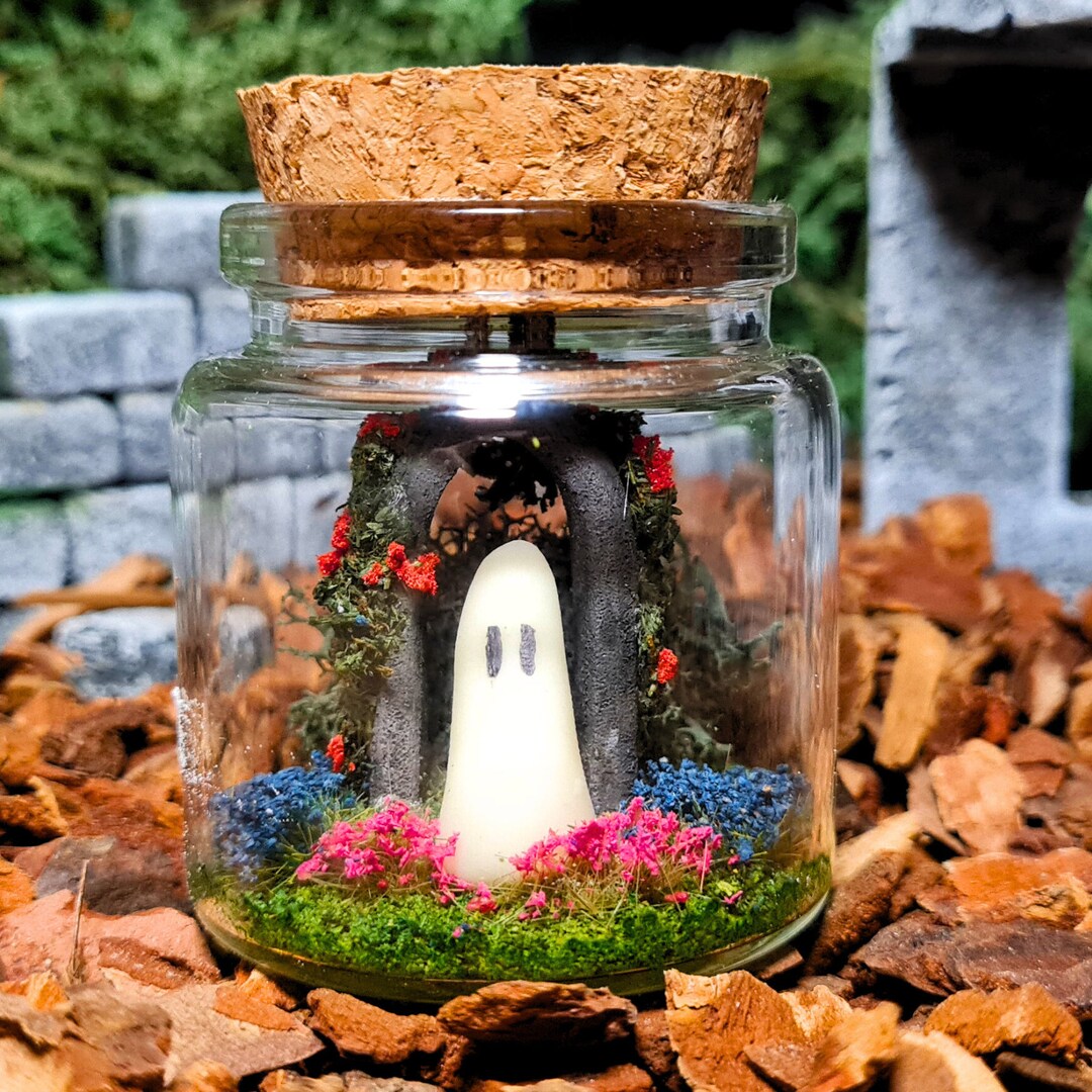 Jarling - Your Very Own Ghost in A Jar Companion, Spooky Gift, Goth ...