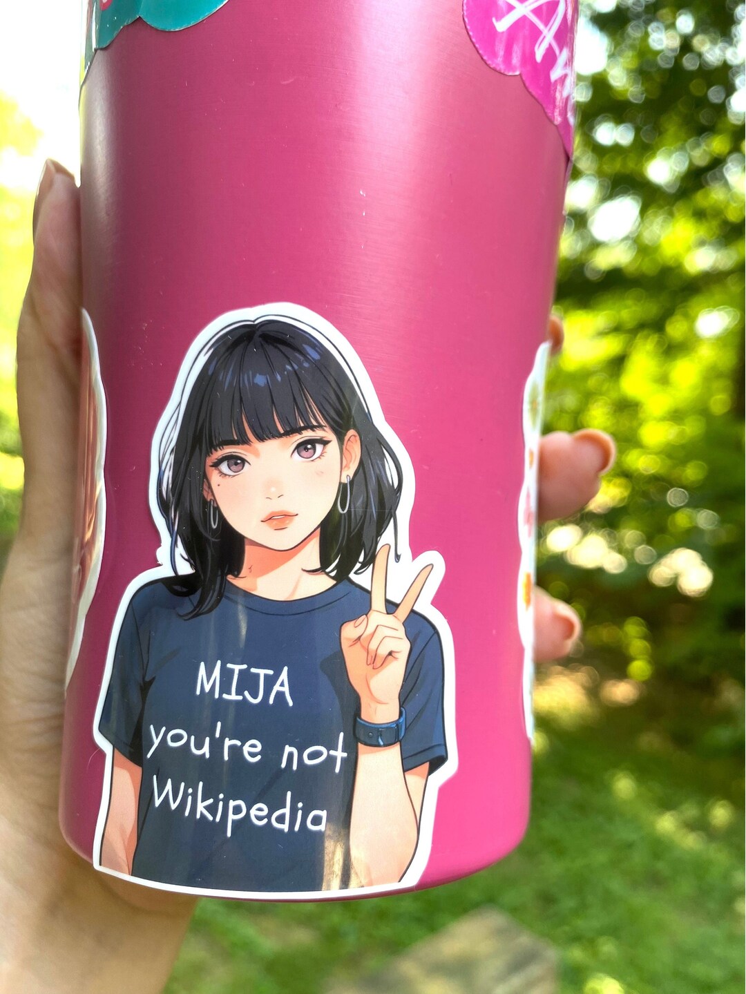 Mija You Are Not Wikipedia Sticker, Funny Hispanic Sayings Stickers ...