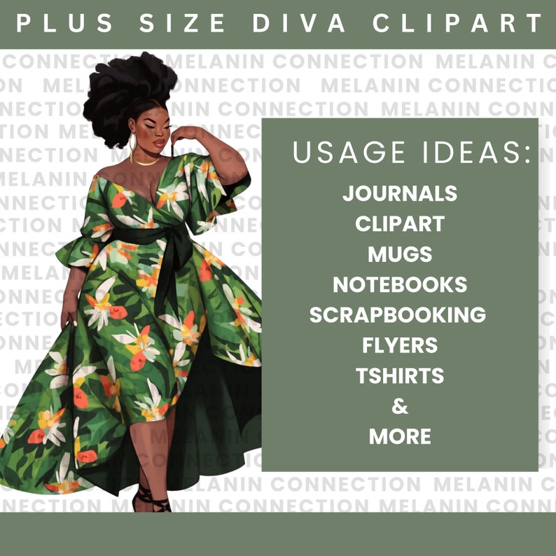 Plus Size Divas Clipart - Etsy