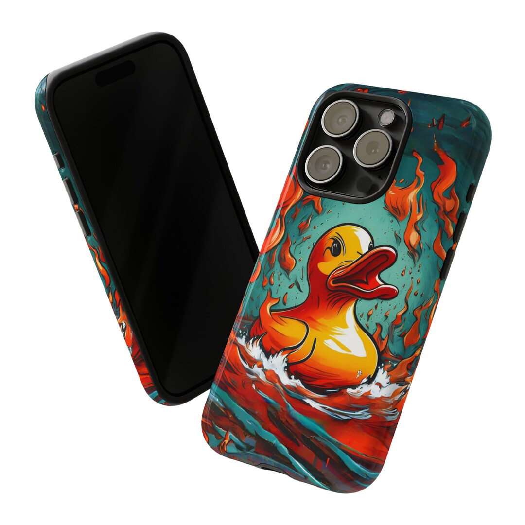 Aggressively Quacking Evil Rubber Duck Printed Phone Case - Etsy