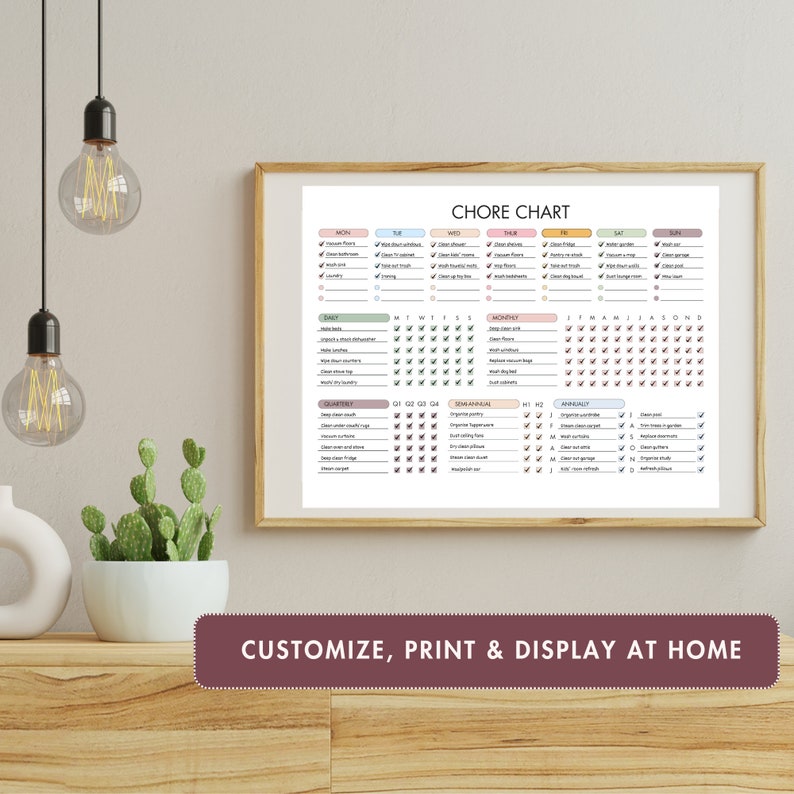 ADHD Chore Chart | Cleaning Checklist | Cleaning Schedule | Cleaning ...