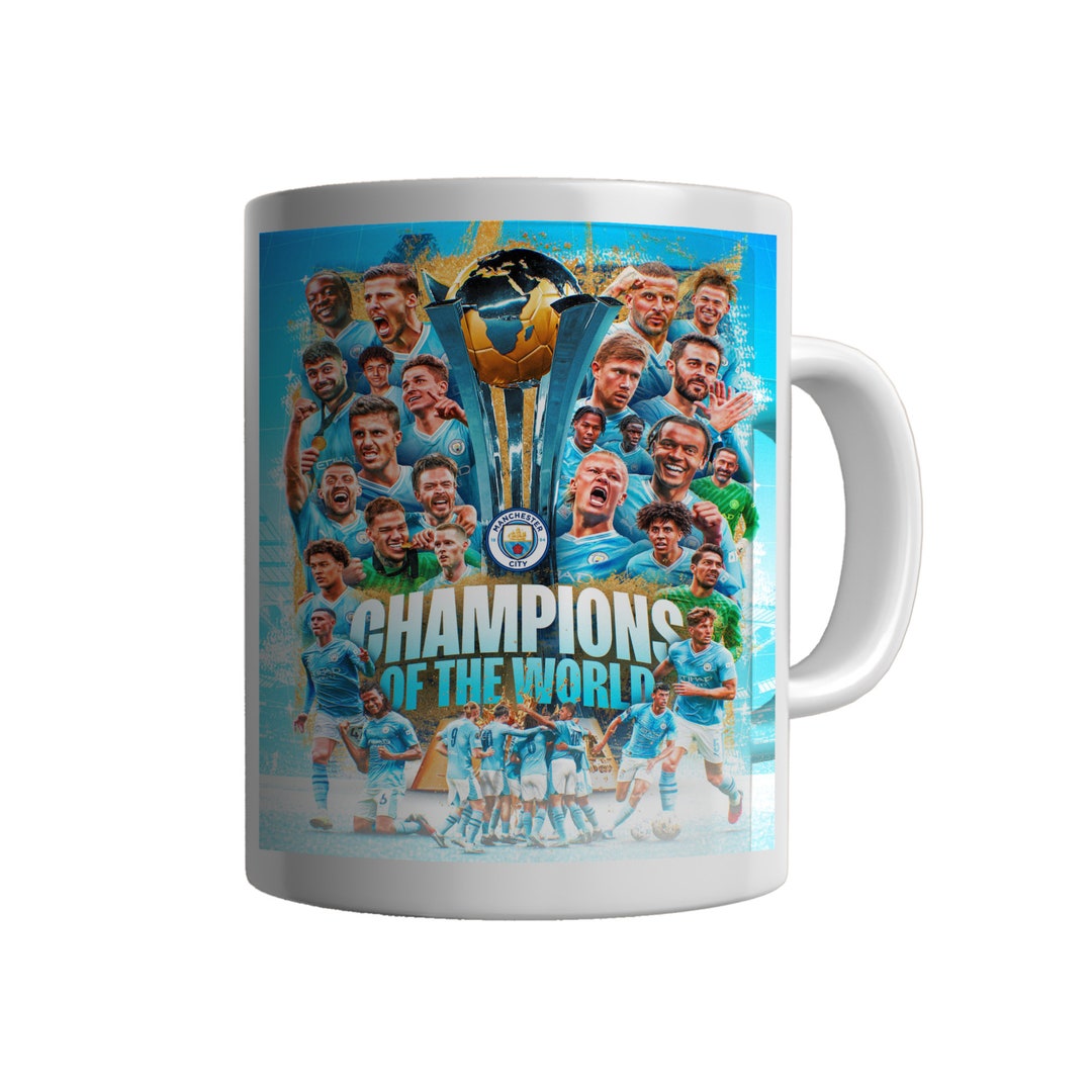 Personalised Limited Edition Manchester City World Cup Winners Mug - Etsy