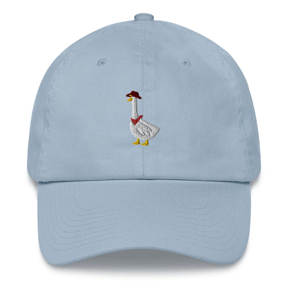 Embroidered Cowboy Goose Dad Hat, Silly Goose Dad Cap, Embroidered ...