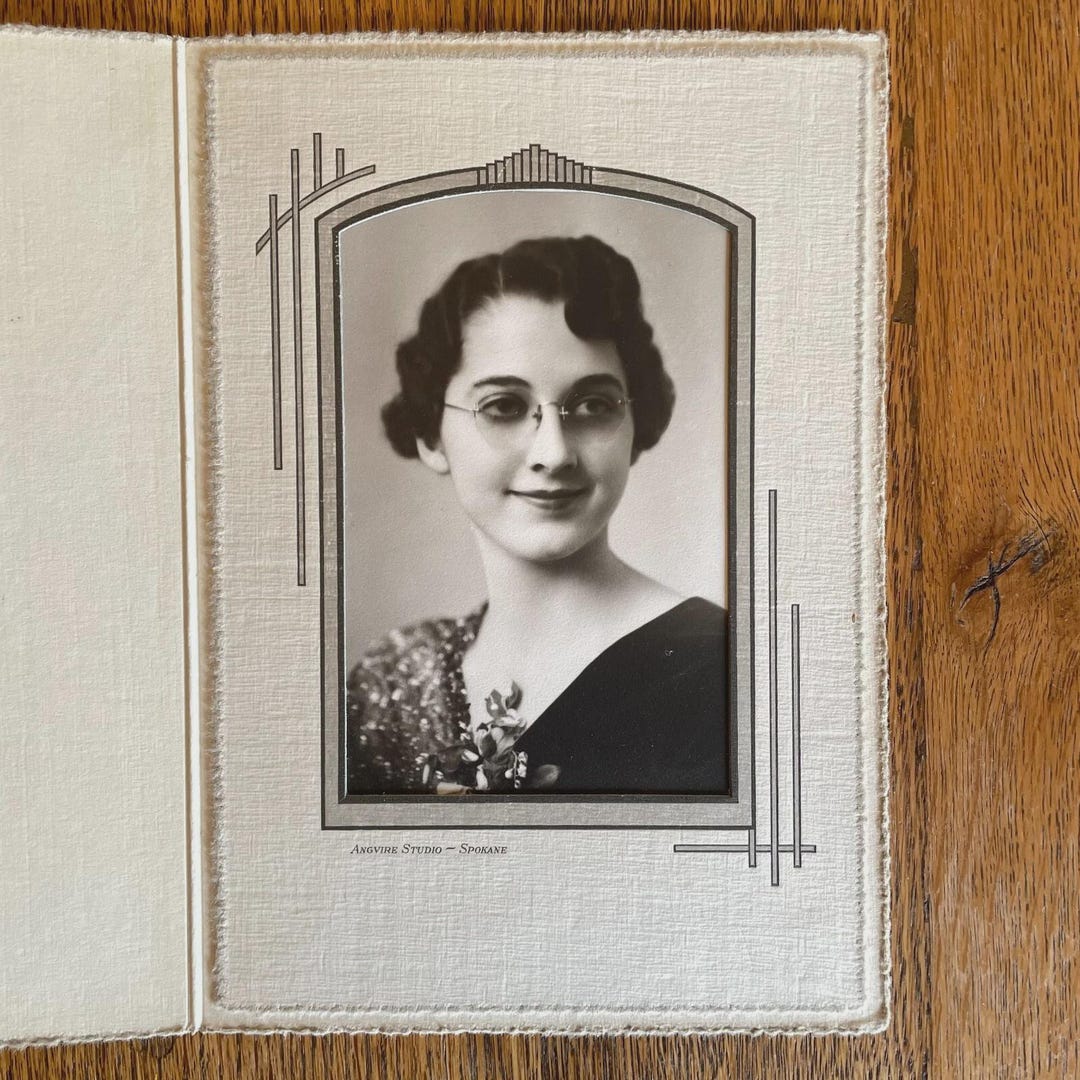 Antique Cabinet Card Photo Georgia Scott (angvire Studio Spokane WA ...