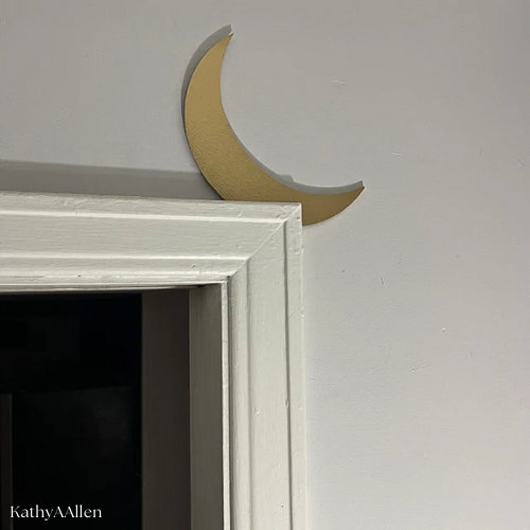 Moon Decor Phases of the Moon Cycle Home Decor Moon Door - Etsy