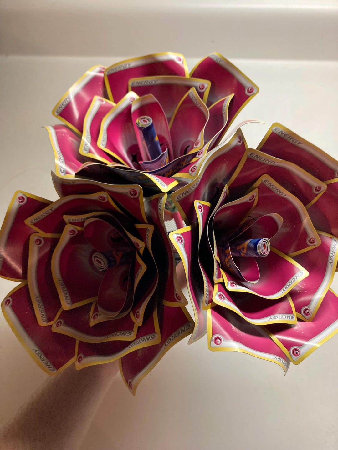 Fairy Type Pink Pokémon Card Roses Handmade Flowers Gifts Cosplay Prop ...