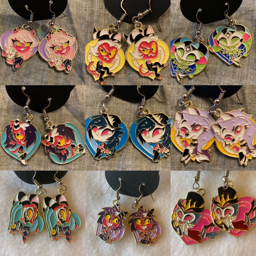 Helluva Boss Pairing Couple Dangle Earrings - Etsy