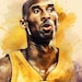 Kobe Bryant Color Blast Basketball Digital Art Bundle | 10 High ...