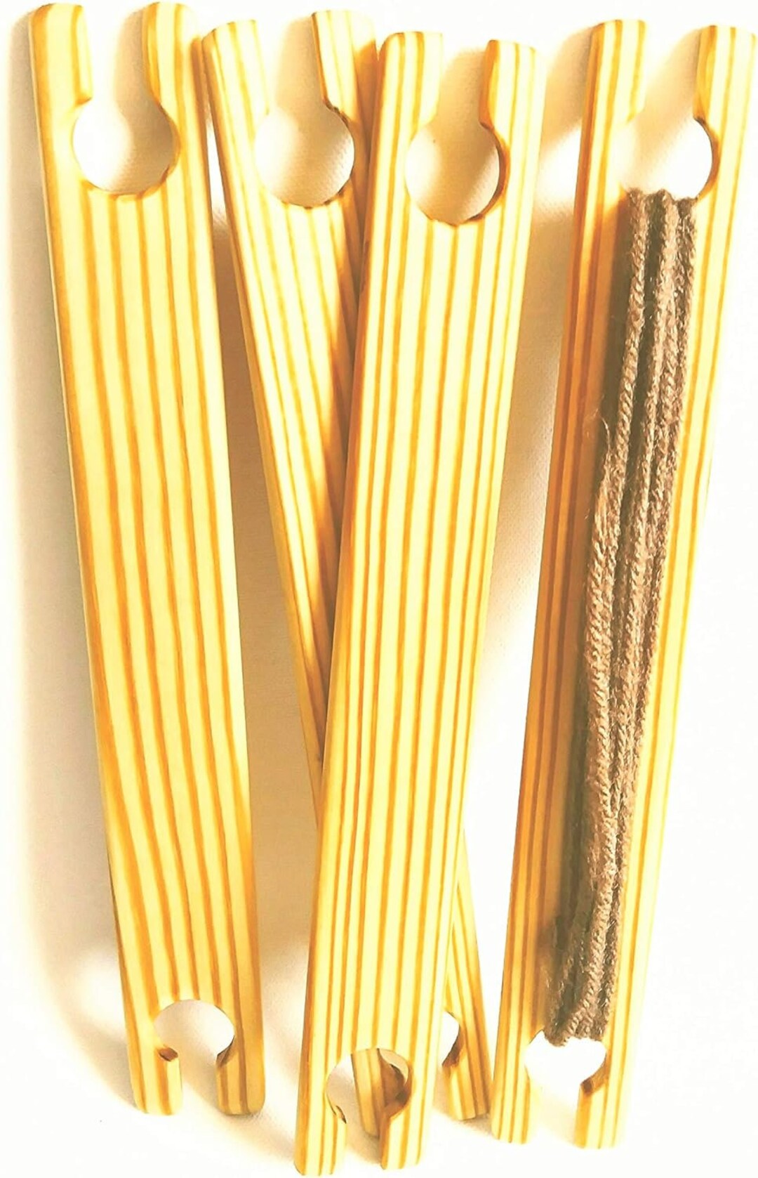 8-inch X 1.5-inch Weaving Stick Shuttle Set With Weaving - Etsy