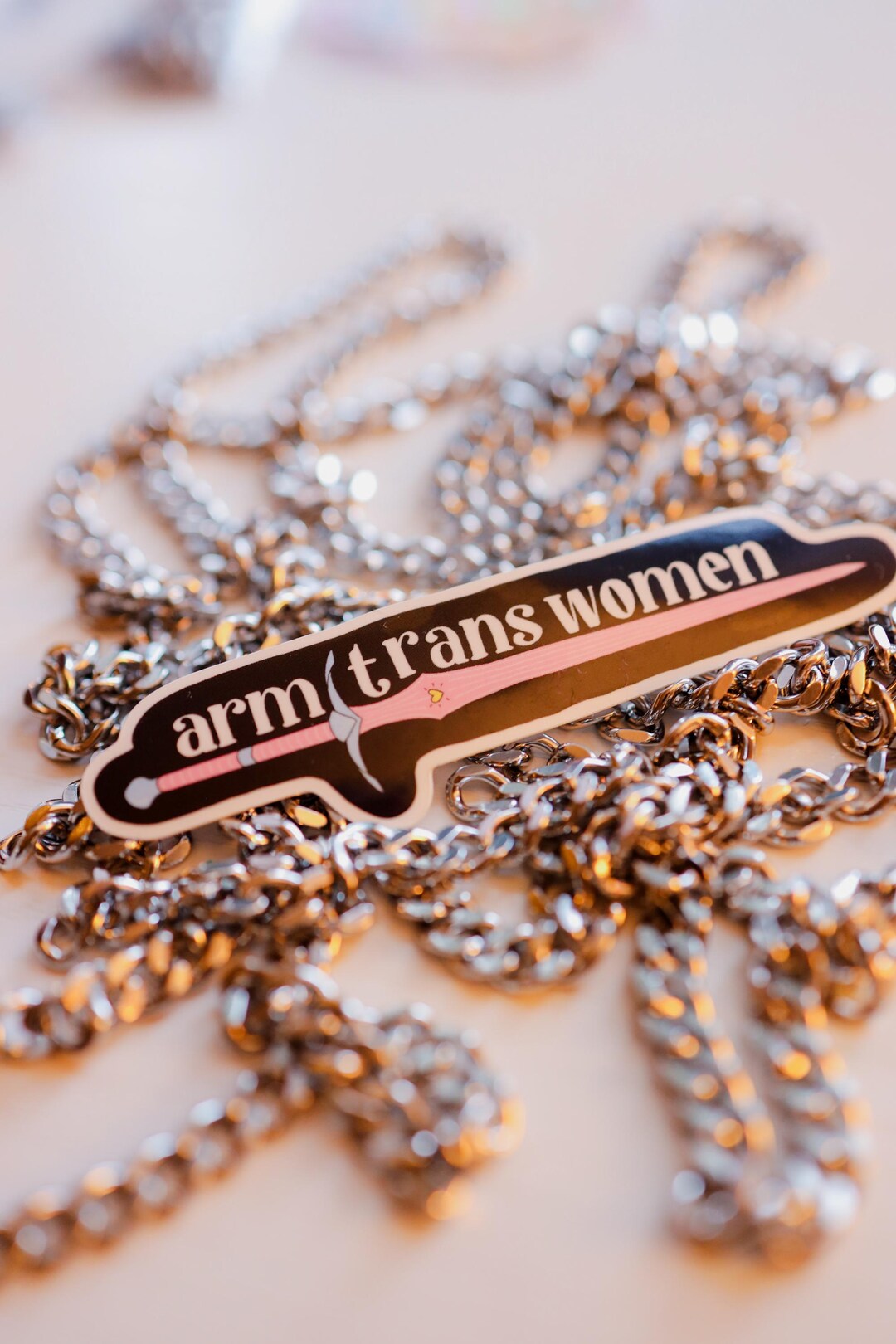 ARM TRANS WOMEN Vinyl Waterproof Sticker - Etsy