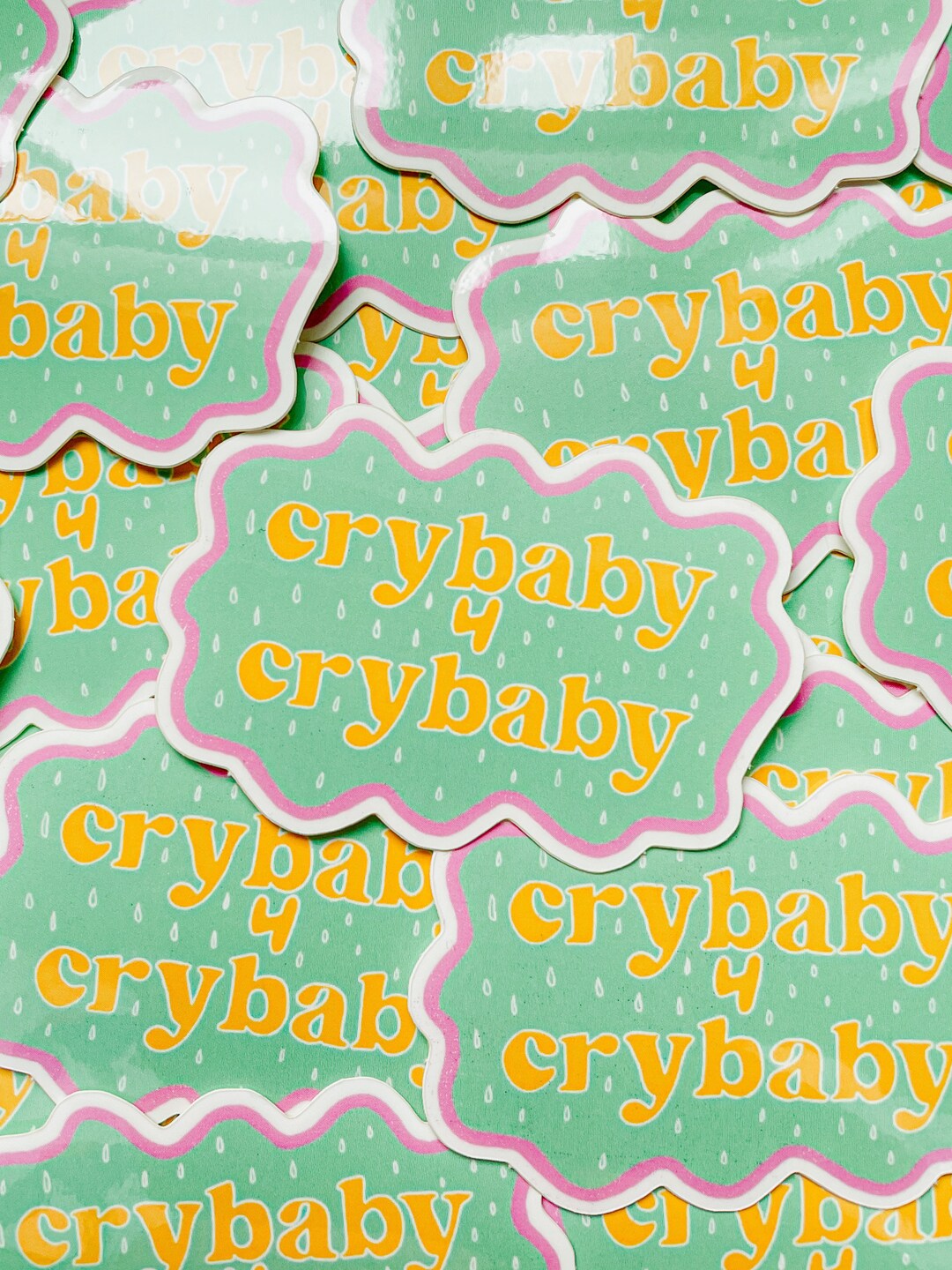CRYBABY 4 CRYBABY Vinyl Sticker - Etsy