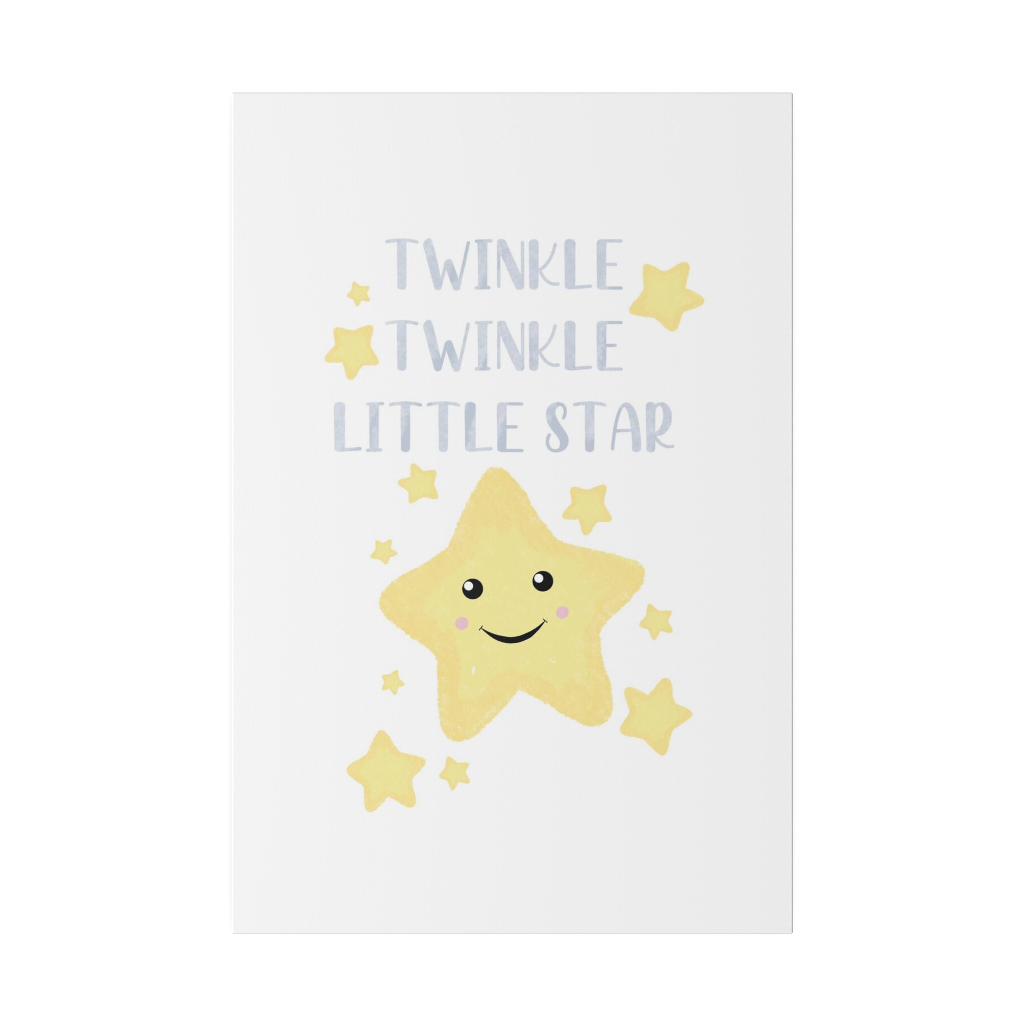 Twinkle Twinkle Little Star Matte Canvas, Stretched, 0.75 - Etsy