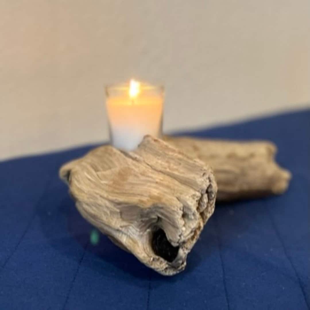 Driftwood Candle Holder Driftwood Centerpiece Nautical Candle - Etsy