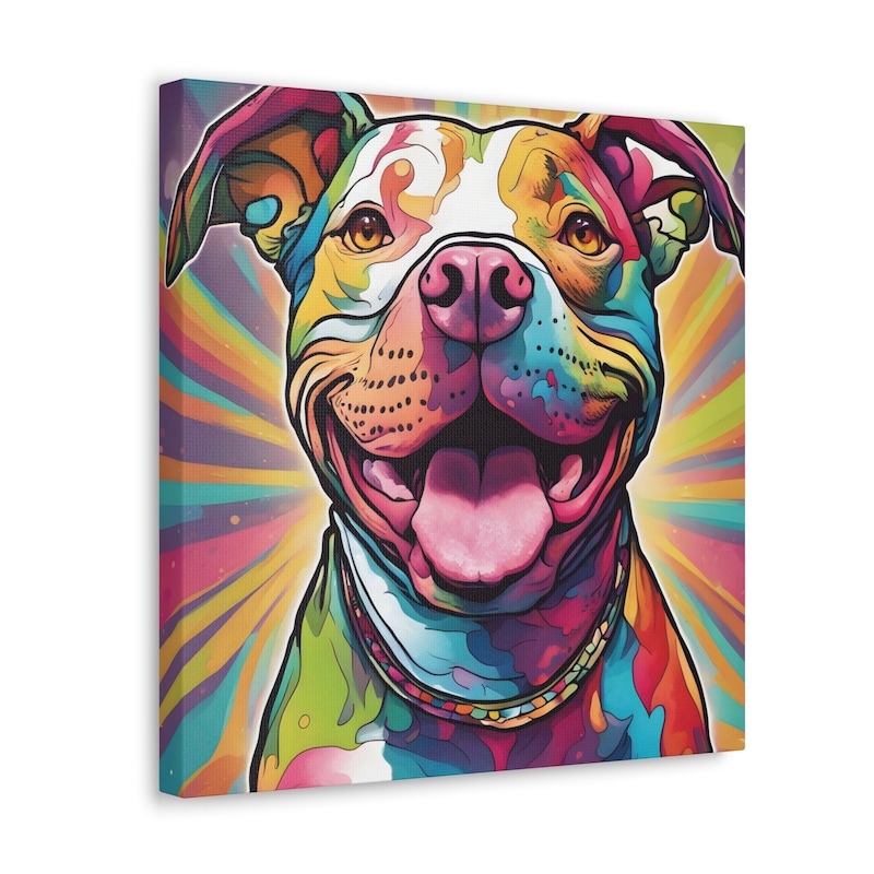 Pitbull Art - Etsy