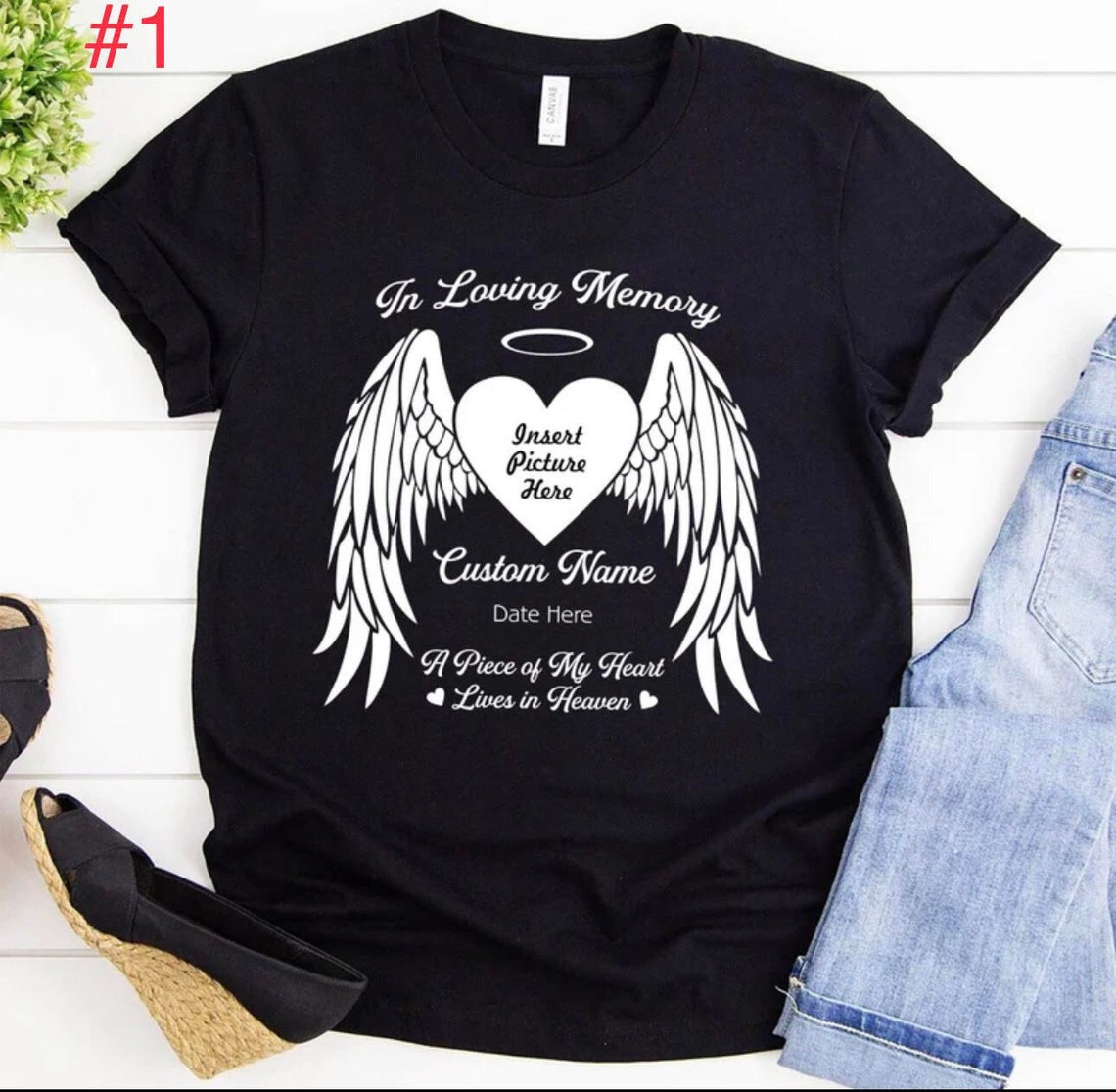 In Memory of / in Love of / Memory T Shirts/ Gone but Never Forgotten ...