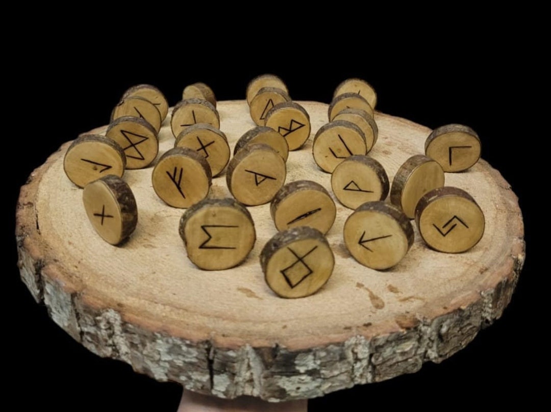 Wooden Rune Set Etching Method - Etsy