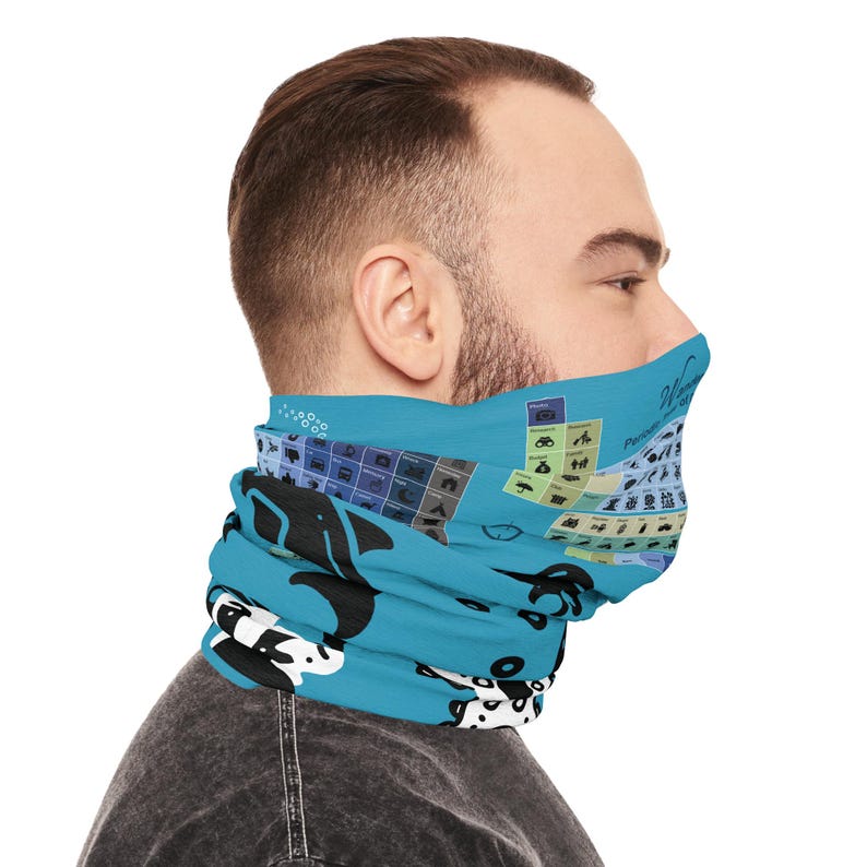 EU Special Buff Periodic Table of Diving, Tube Scarf, Snood, Neck ...