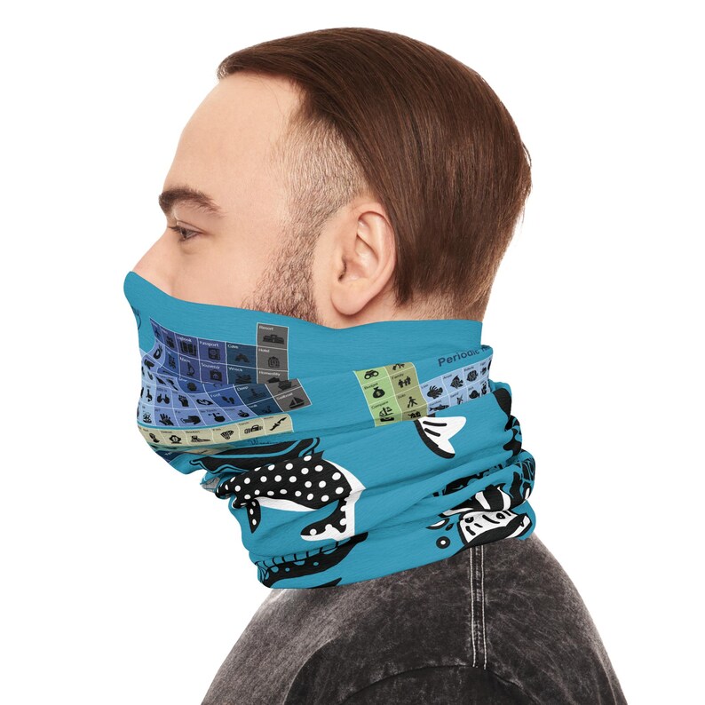 EU Special Buff Periodic Table of Diving, Tube Scarf, Snood, Neck ...
