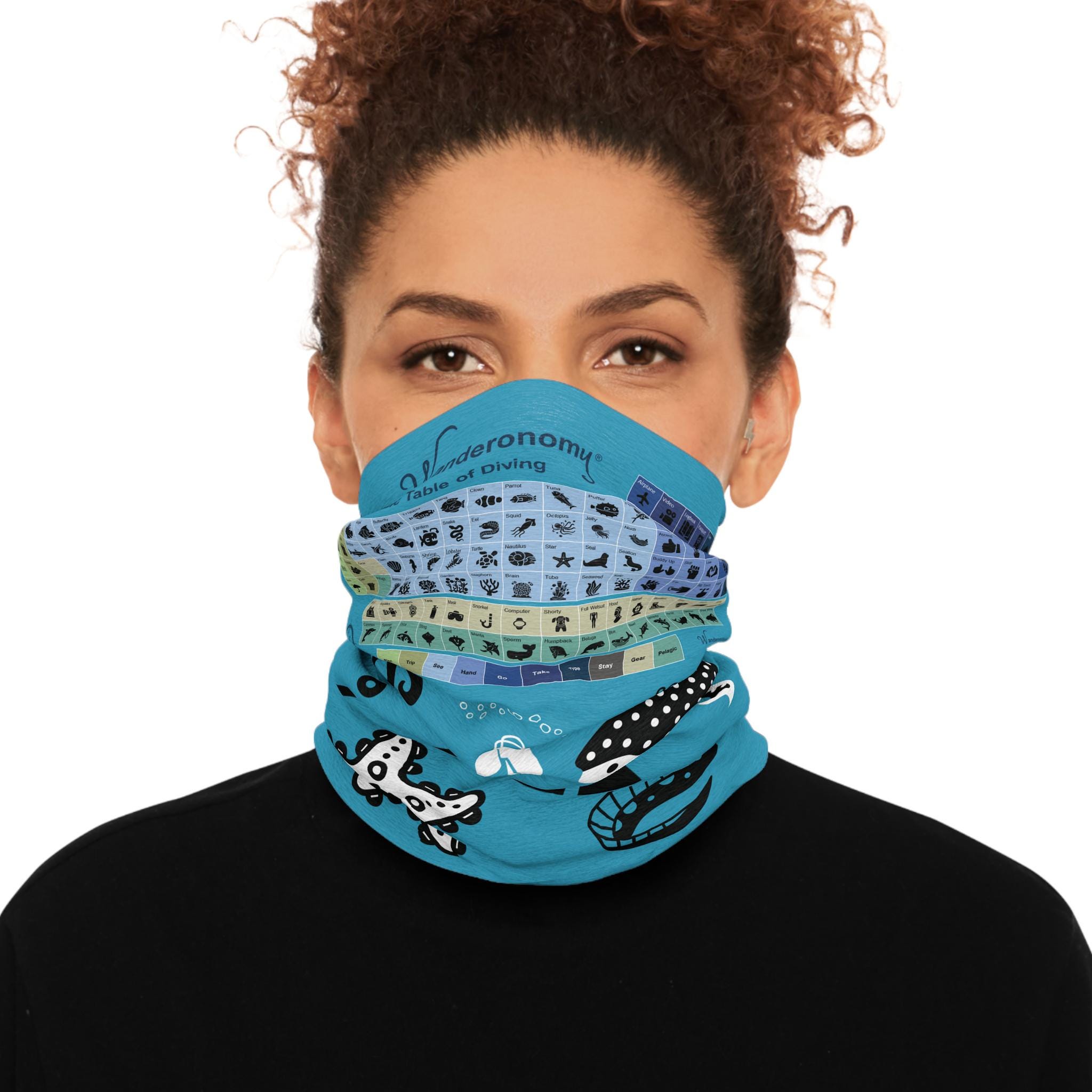 EU Special Buff Periodic Table of Diving, Tube Scarf, Snood, Neck ...