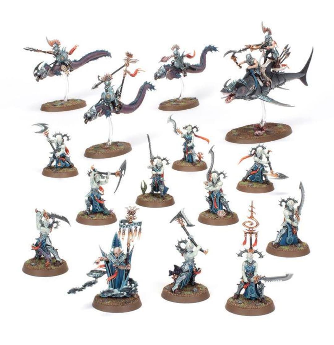 Idoneth Deepkin Painted Army Commission Warhammer Age of Sigmar - Etsy