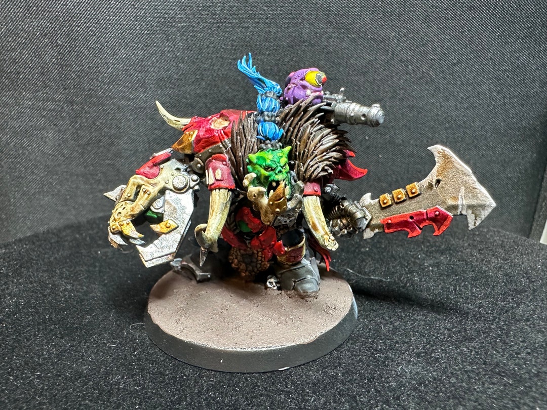 Warhammer 40K Orks Beast Boss Painted Tabletop Ready - Etsy