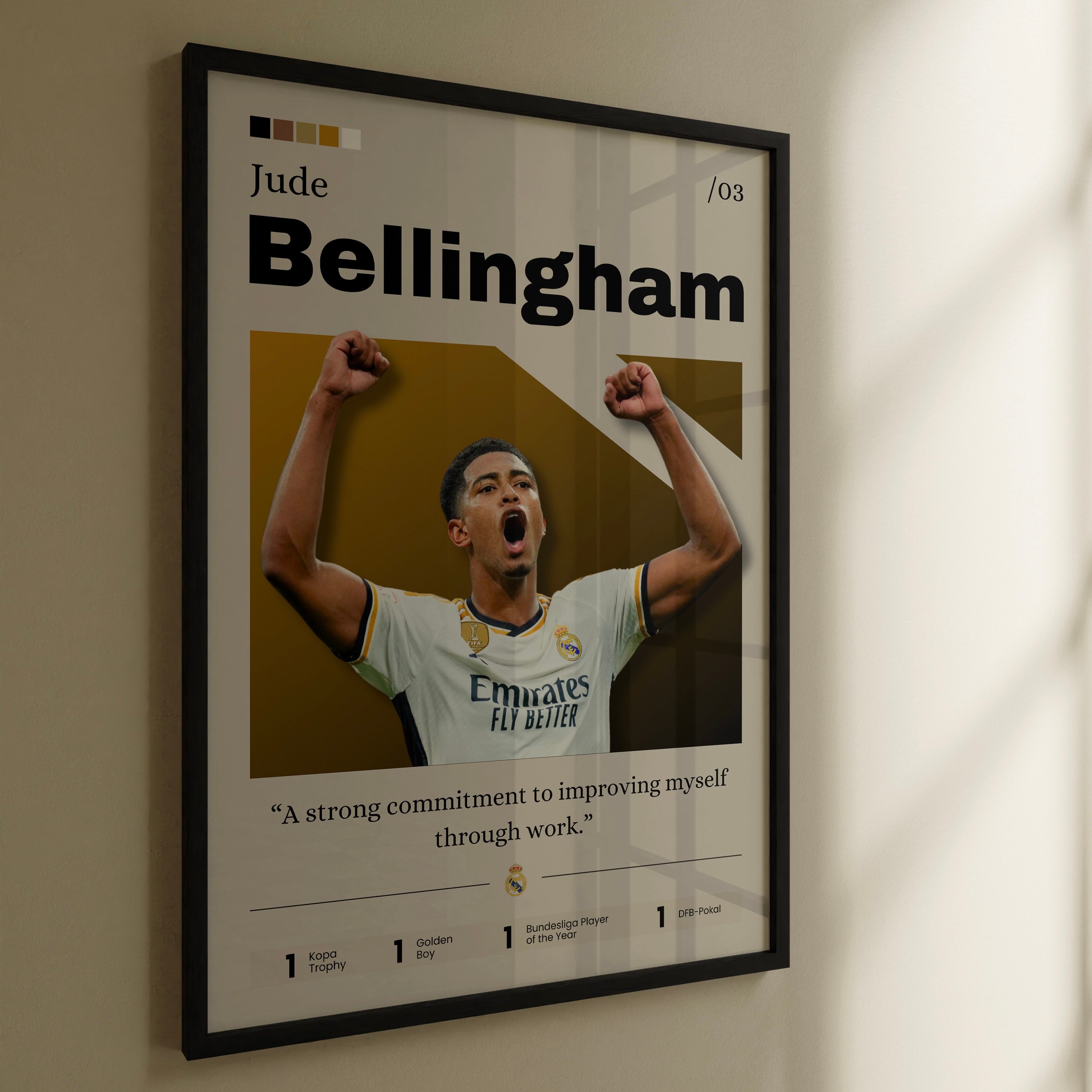 Jude Bellingham Poster, Real Madrid Bellingham Poster, Soccer Poster ...