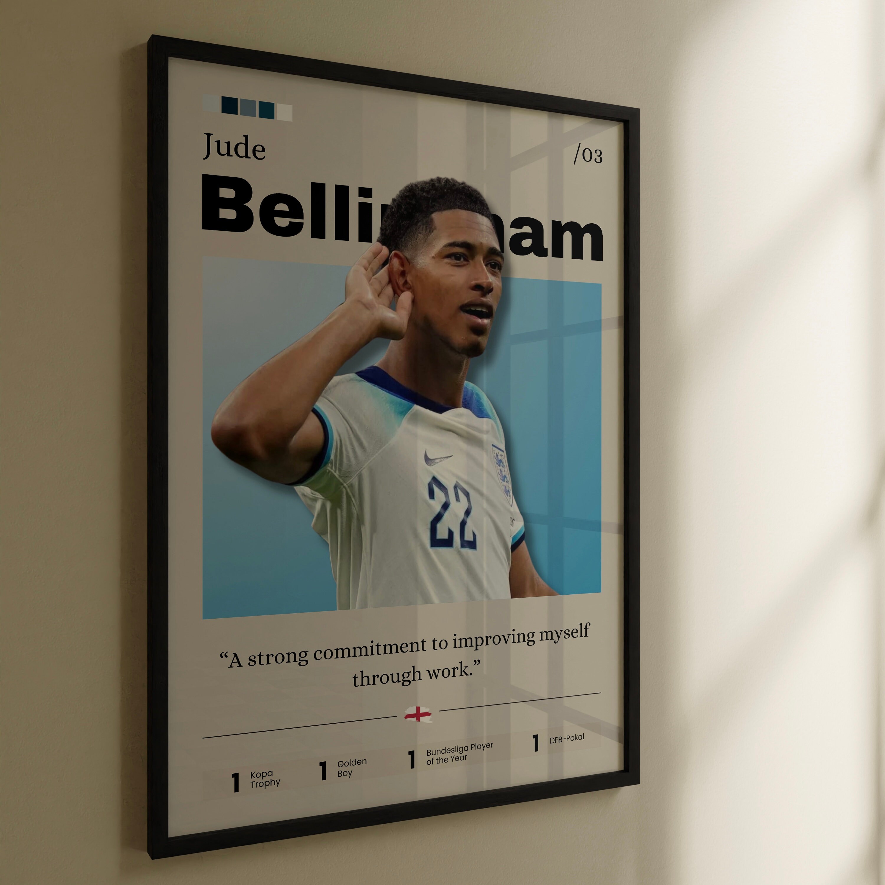 Jude Bellingham Poster, Real Madrid Bellingham Poster, Soccer Poster ...