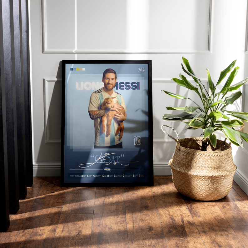 Lionel Messi Poster, Poster of Messi goat, Poster Argentina Messi goat ...