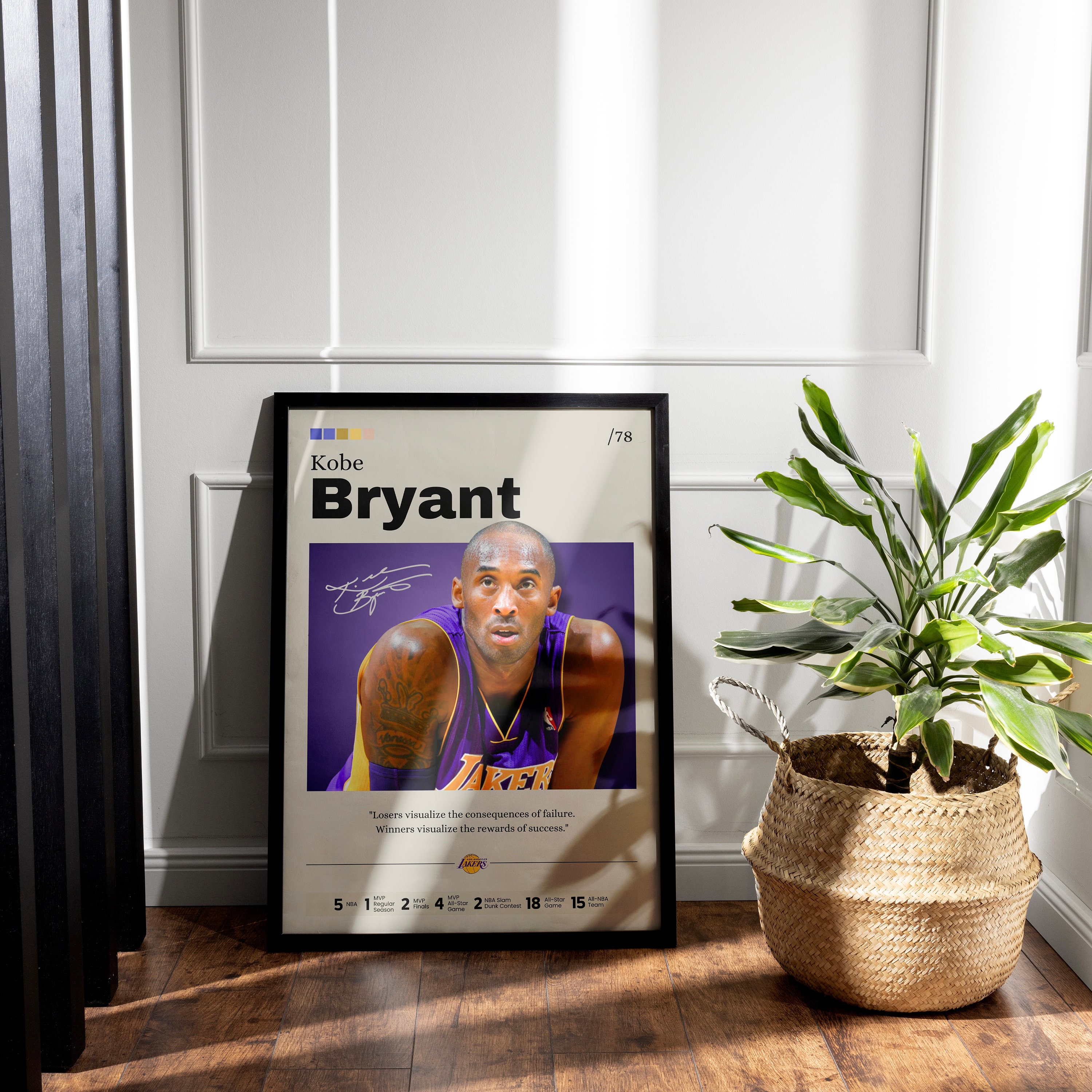 Kobe Bryant Poster, Los Angeles Lakers Kobe Bryant Poster, NBA Poster ...