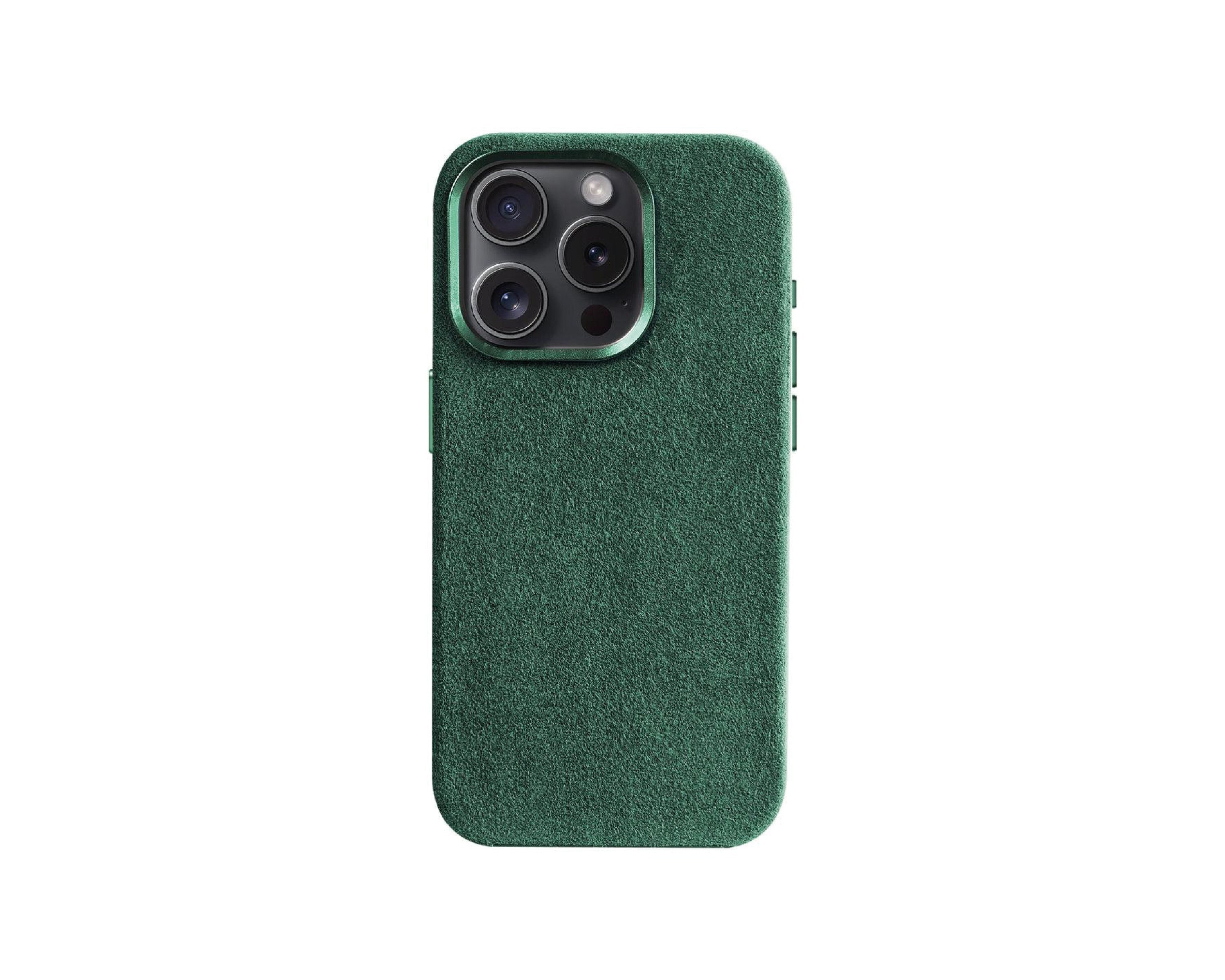 Green Premium Alcantara Case Alcantara Cover for iPhone - Etsy