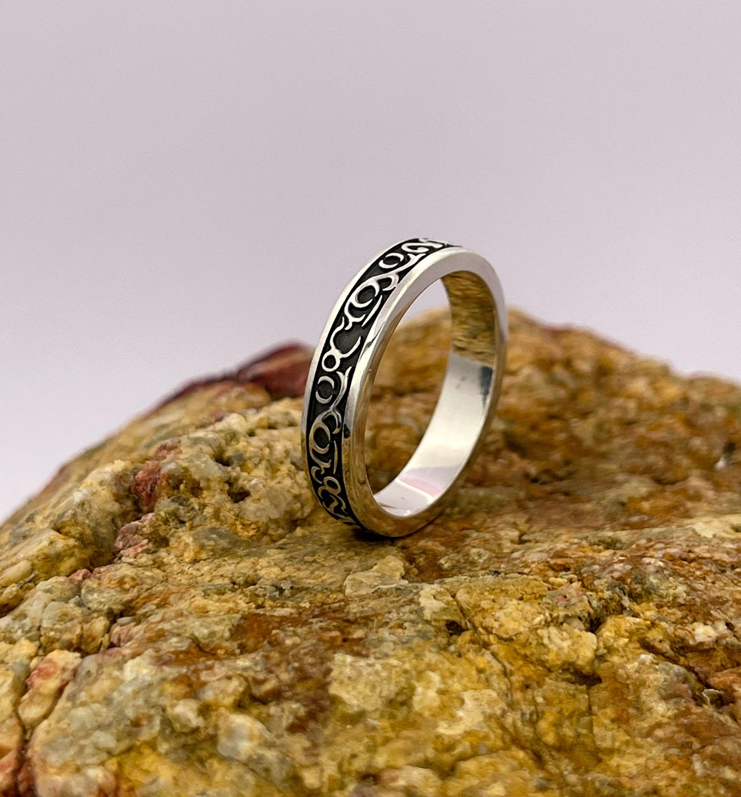 Darkmoon Ring Sterling Silver Handmade - Etsy