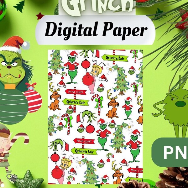 Grinch Cutout - Etsy