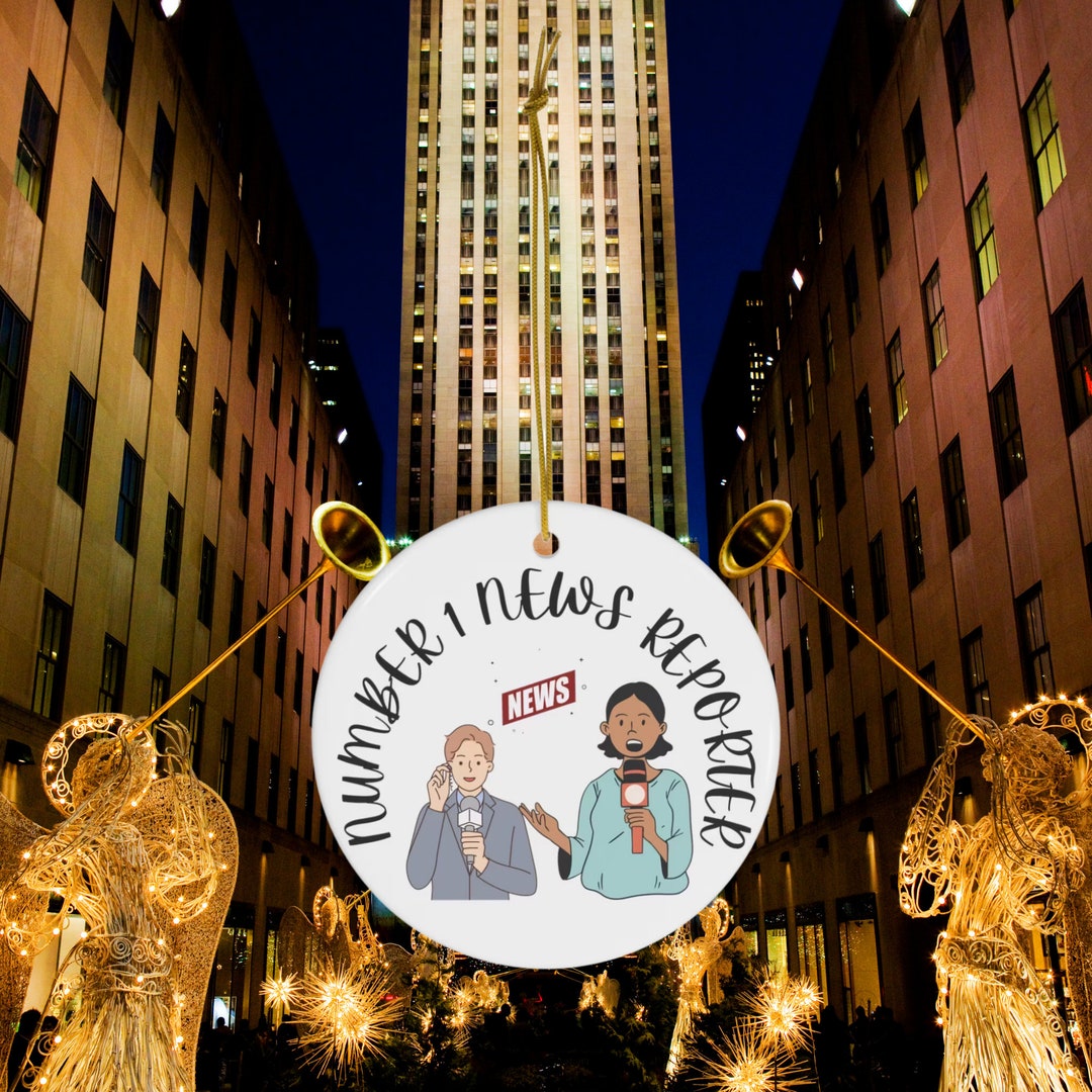 Journalism Profession Christmas Ornament Number 1 News - Etsy