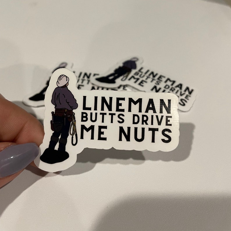 Lineman Butts Drive Me Nuts - Etsy