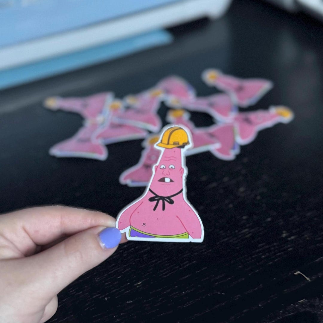 Funny Sticker, Hard Hat Sticker, Construction, Lineman Decal, Blue ...