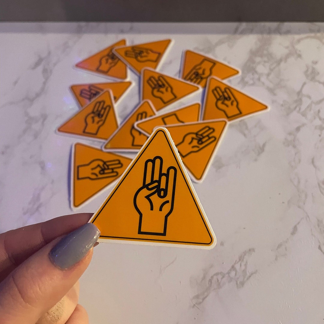 Shocker Sign Sticker, Hard Hat Sticker, Blue Collar Worker ...