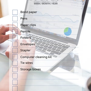 46 Task Checklist Template - Etsy