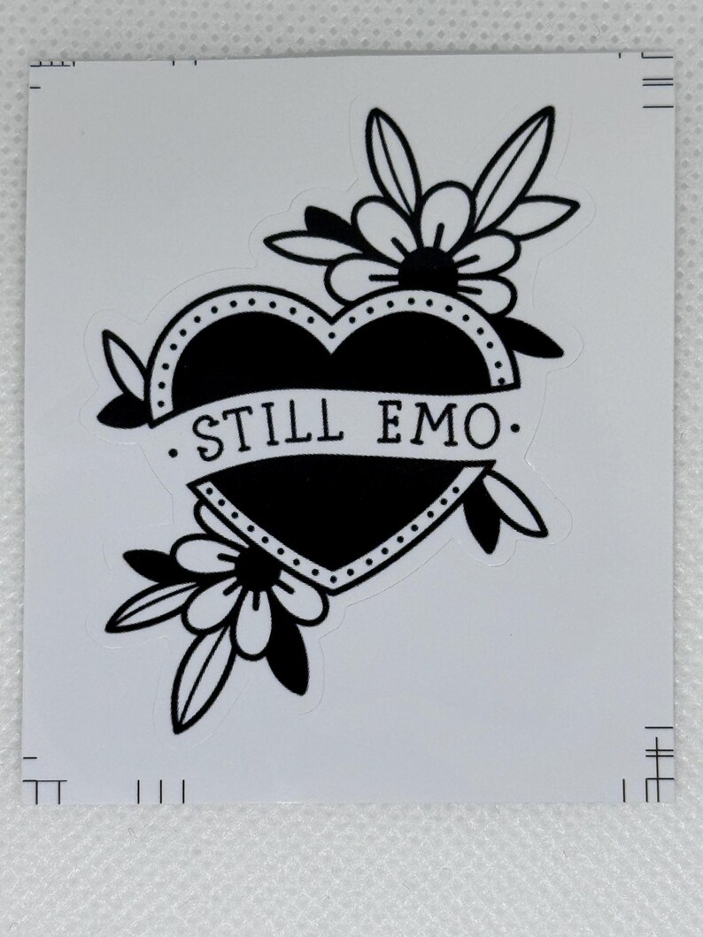 Still Emo Sticker (2 Pack) - Etsy
