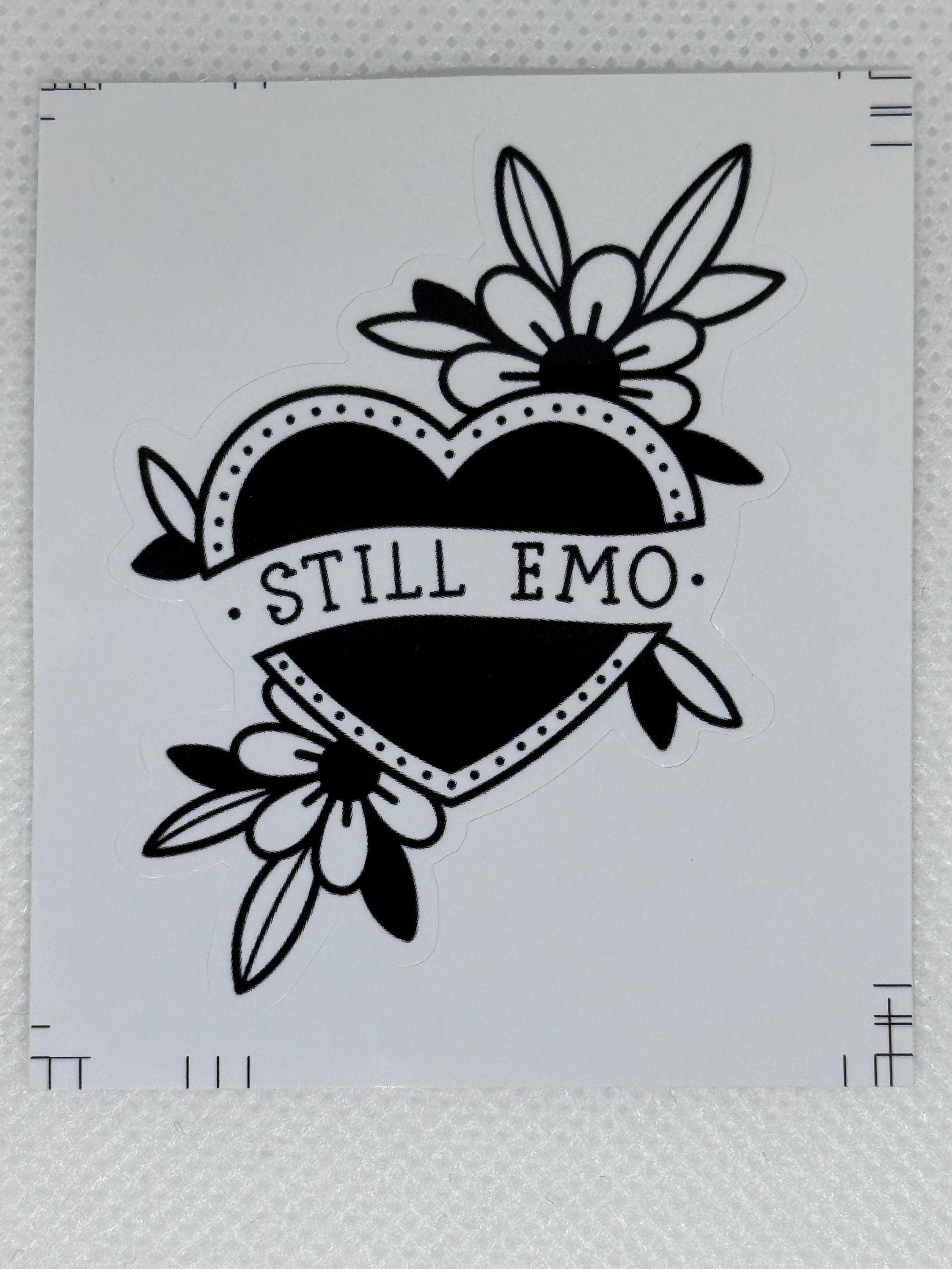 Still Emo Sticker (2 Pack) - Etsy