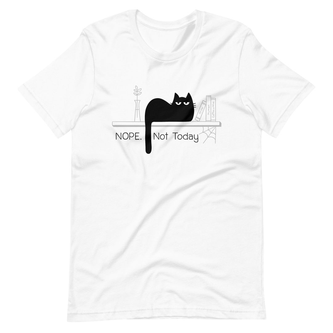 Nope Not Today Cat T-shirt, Cat Tee, Cat Lover Gift I Love Cats T-shirt ...
