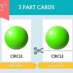 12 Shapes Educational Flashcards for Kids, Digital Download, Enchanting ...