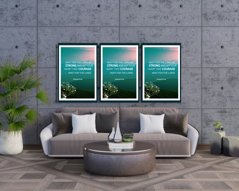 Navy Bible Verse Hope Motivational Poster is an Inspirational Quotes ...