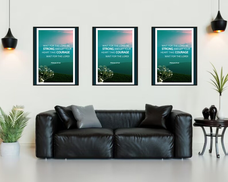 Navy Bible Verse Hope Motivational Poster is an Inspirational Quotes ...