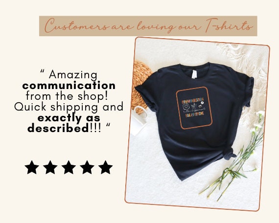 Communication Looks Different for Everyone Shirt, Speech Therapy Shirt ...