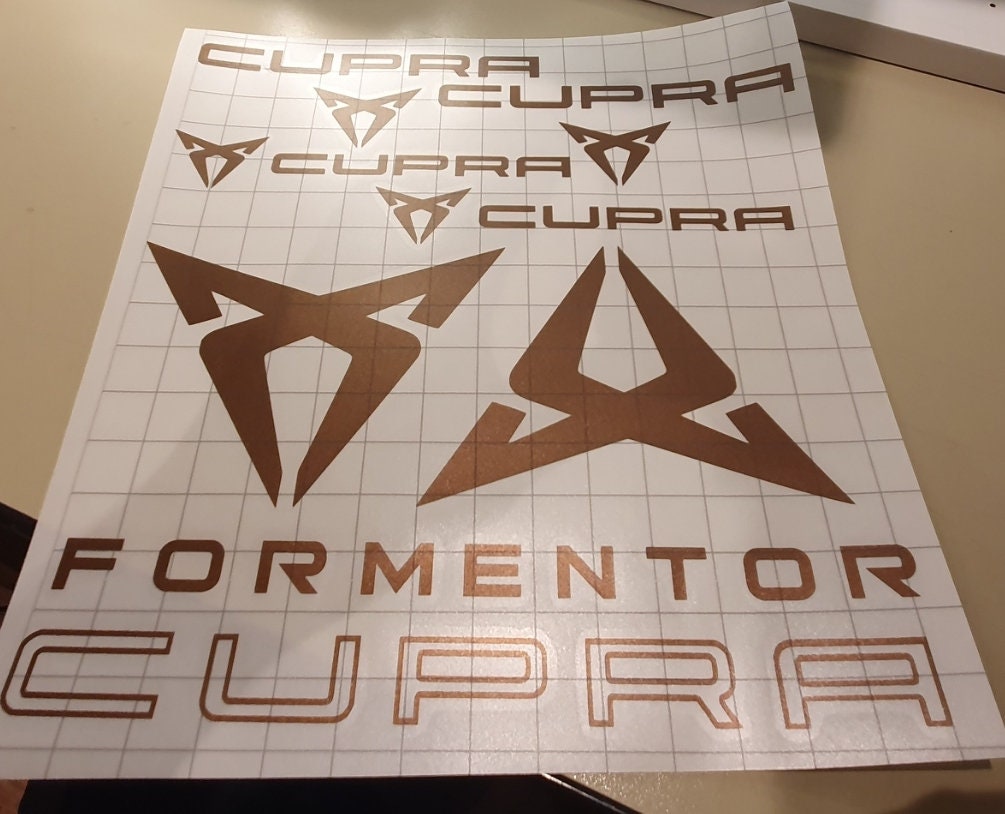 8x Stickers CUPRA réelle couleur CUIVRE / COPPER pou - Etsy Polska