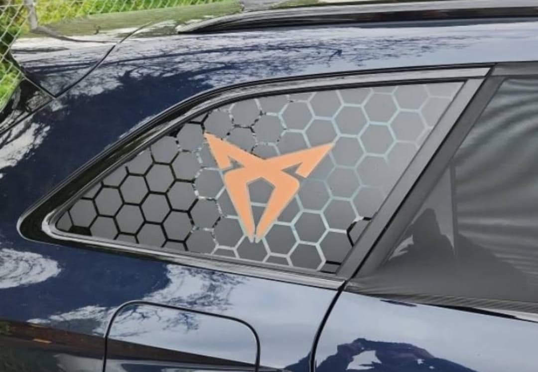 2x Avery Rear Window Stickers Leon ST Cupra Sportstourer Customizable ...