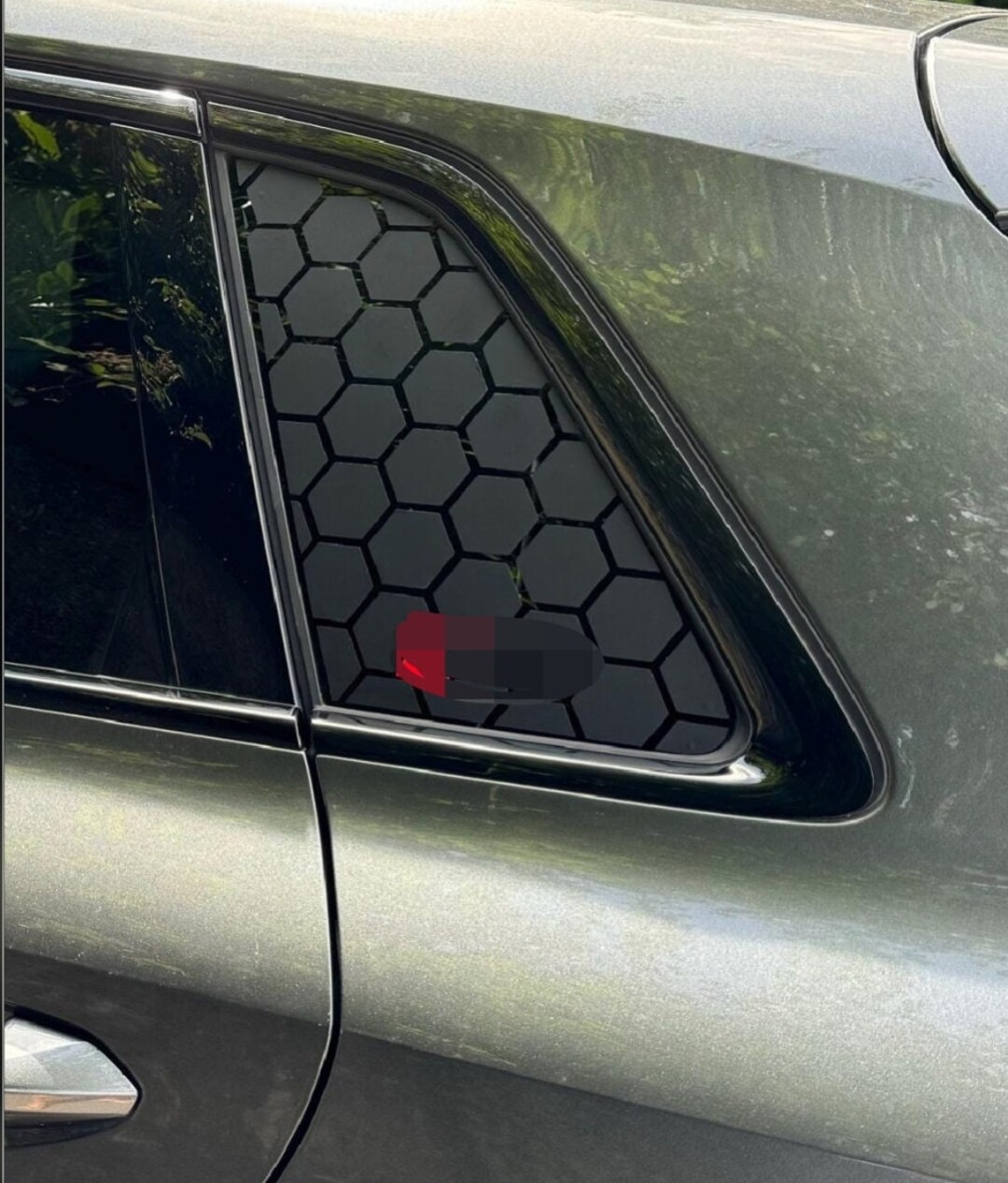 2X Matte Black Honeycomb Stickers Audi A3 Until 2020 2024 S3 Rs3 Sport ...